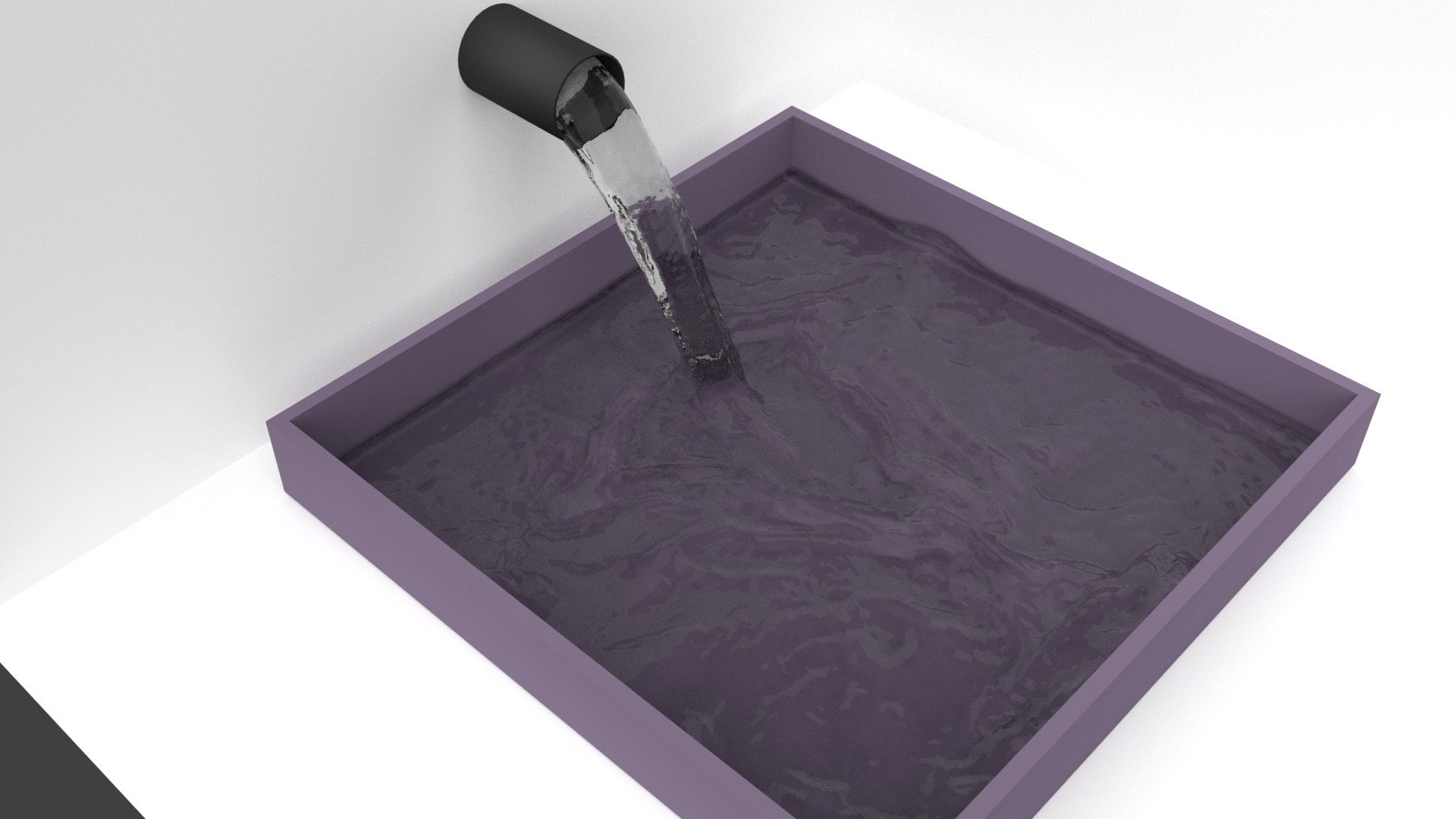 3D Flowing Water Container - TurboSquid 1318419