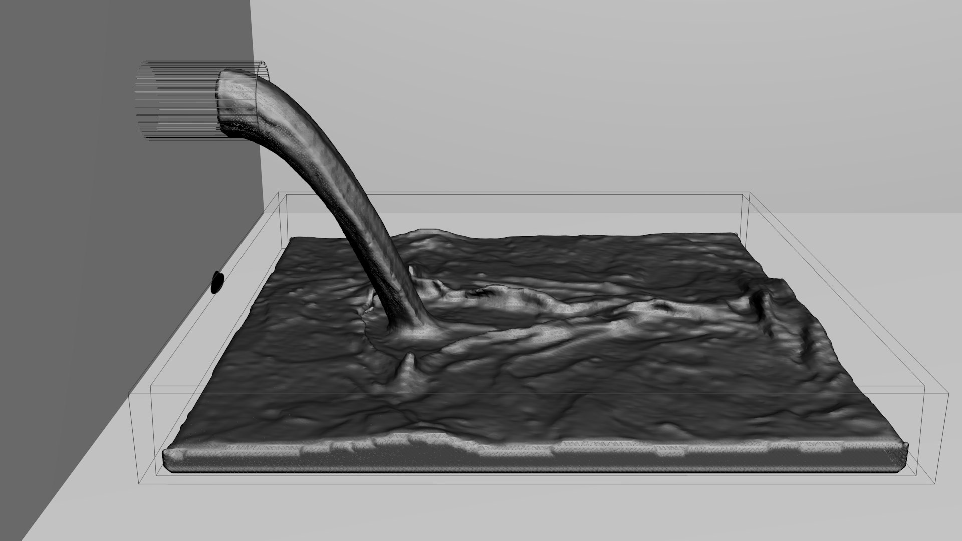 3D Flowing Water Container - TurboSquid 1318419