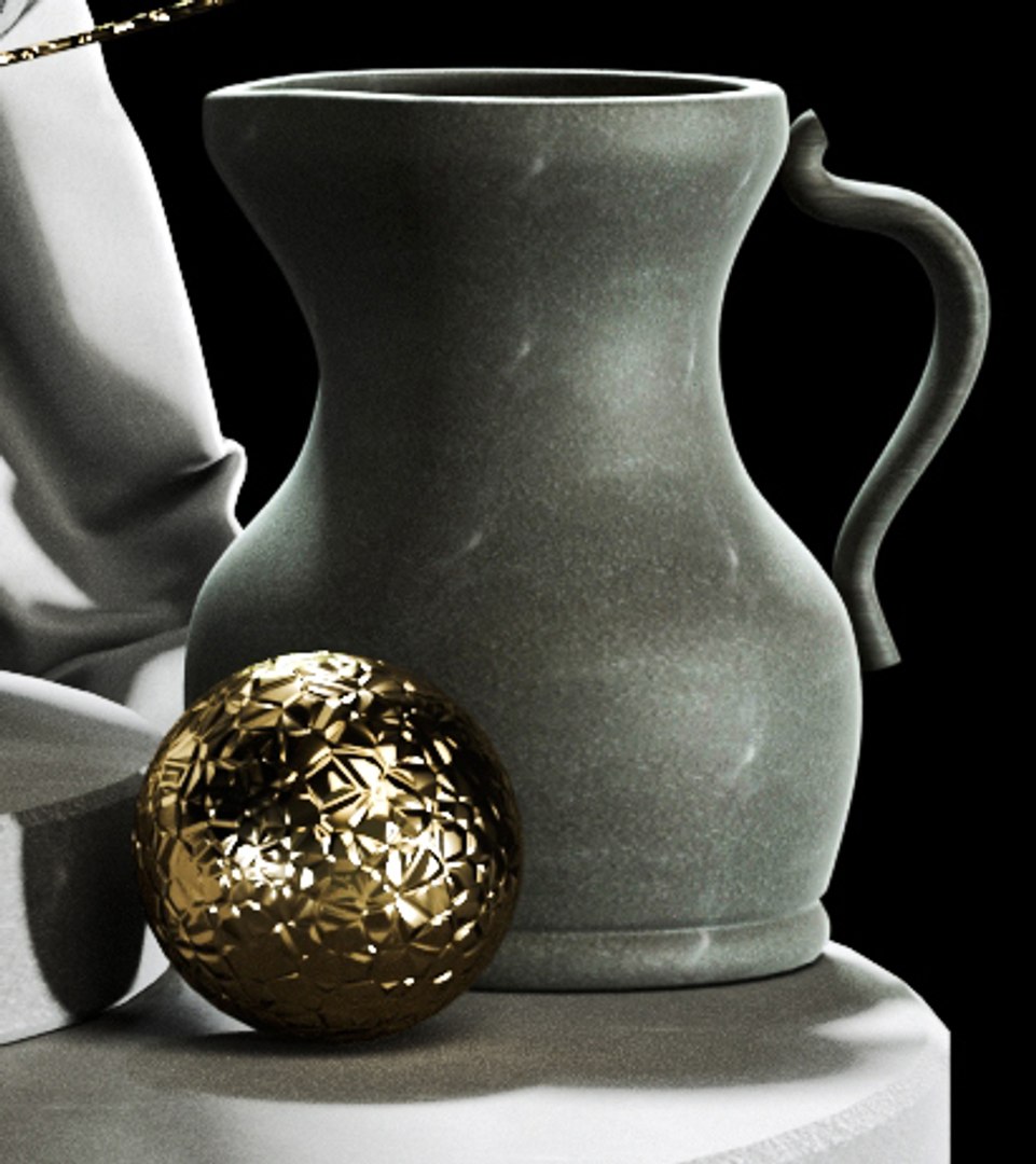 3D Futuristic Stone Decor - TurboSquid 1982891