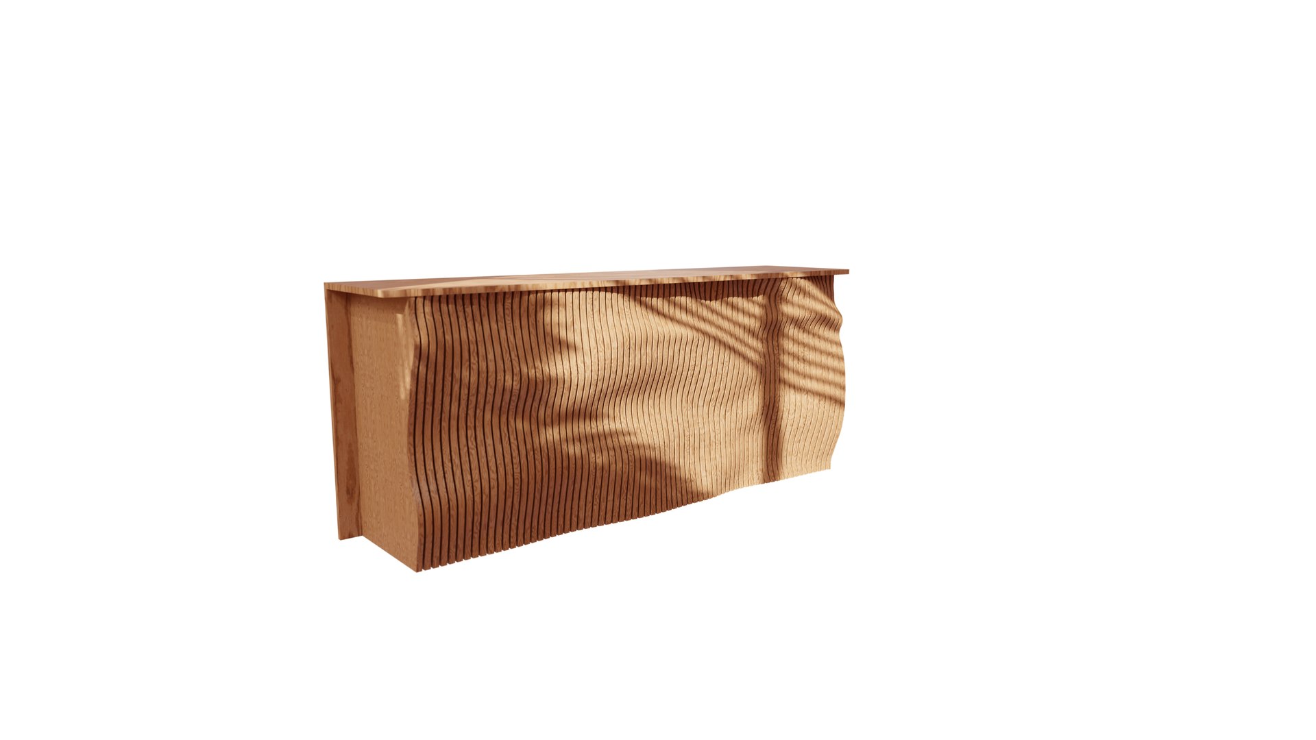 3D Model Parametric Wood Cabinet - Dynamic 3D Model - TurboSquid 2191362