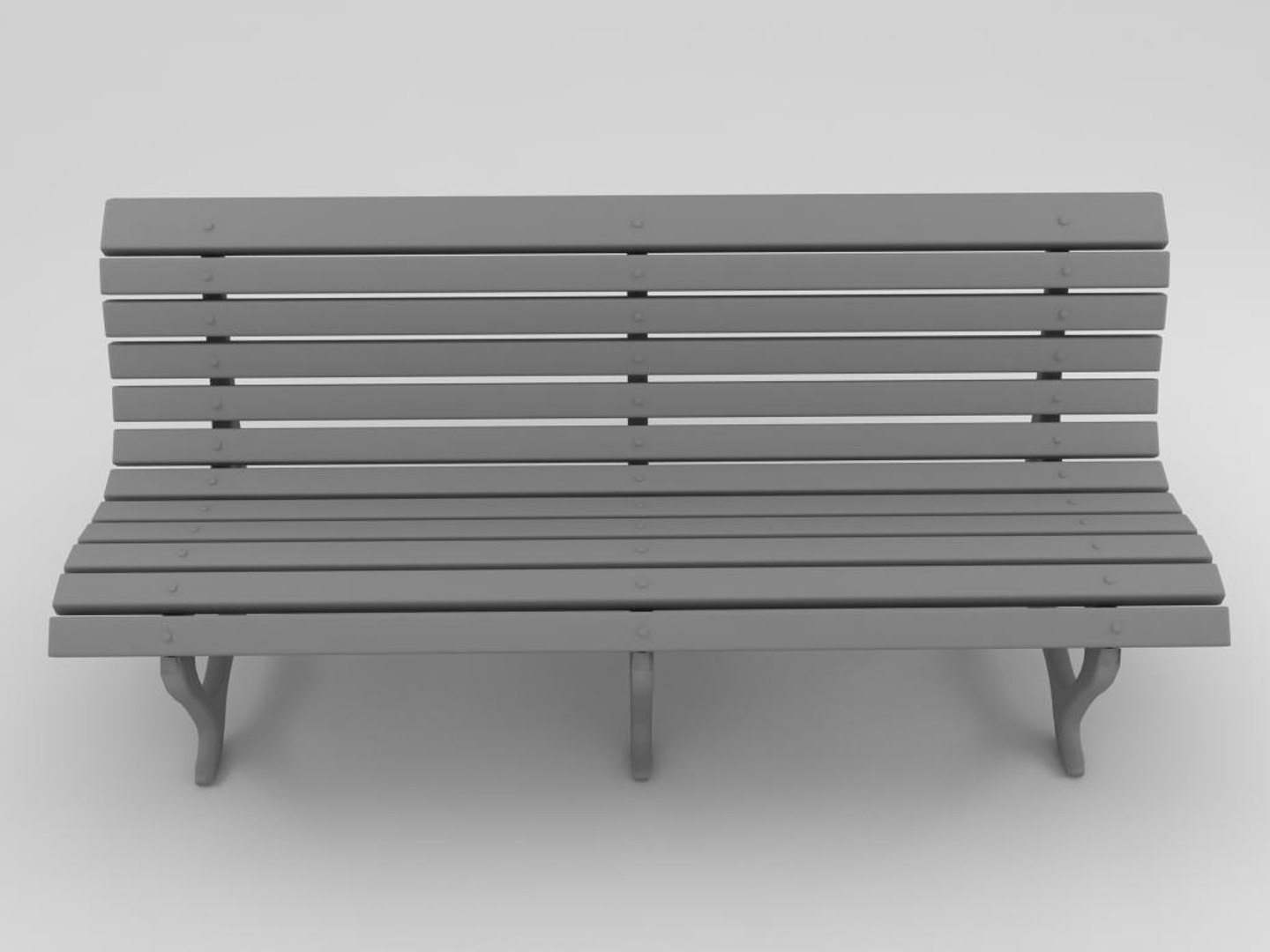 3d bench model