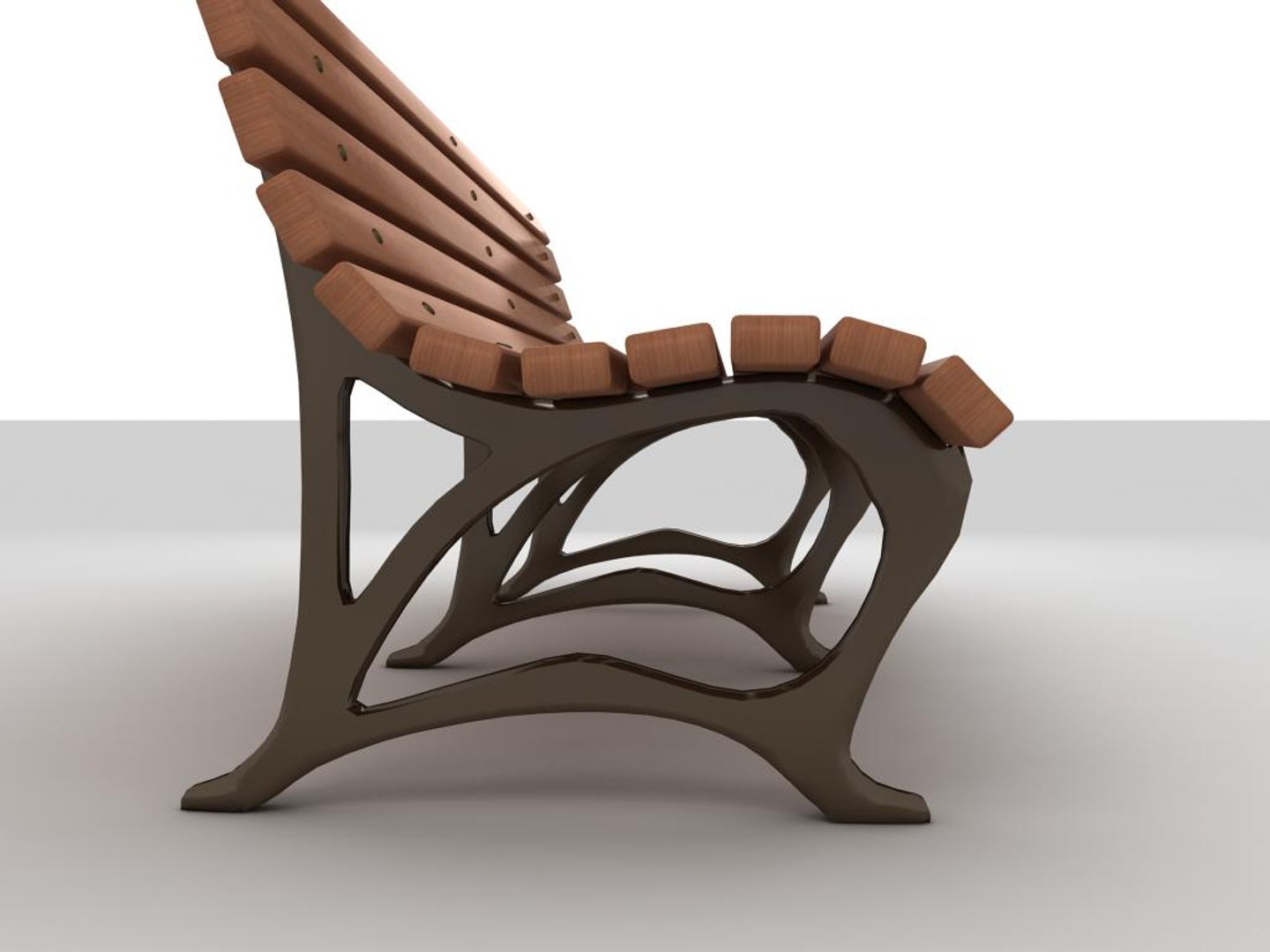 3d bench model