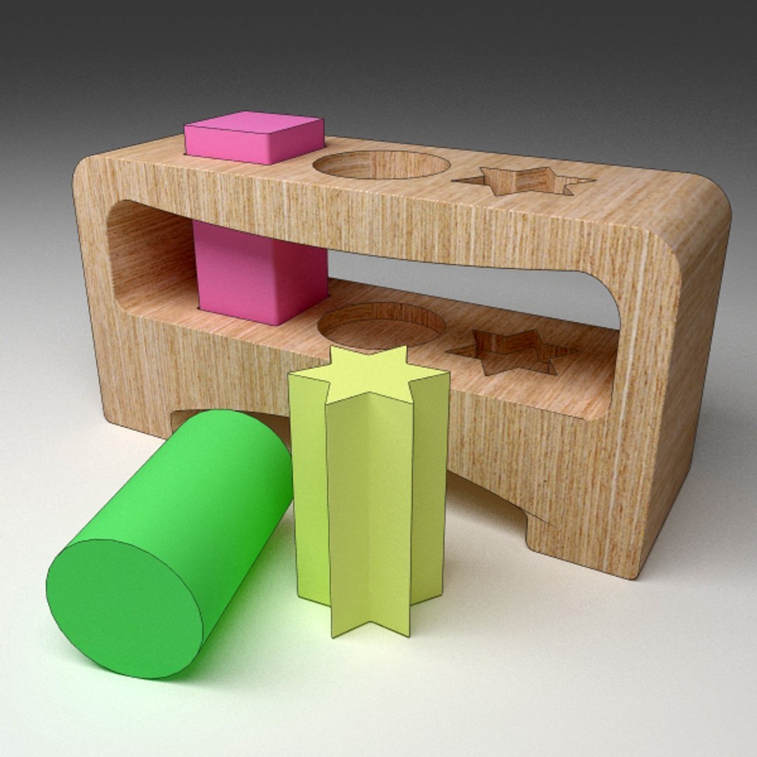 wood wooden 3d model