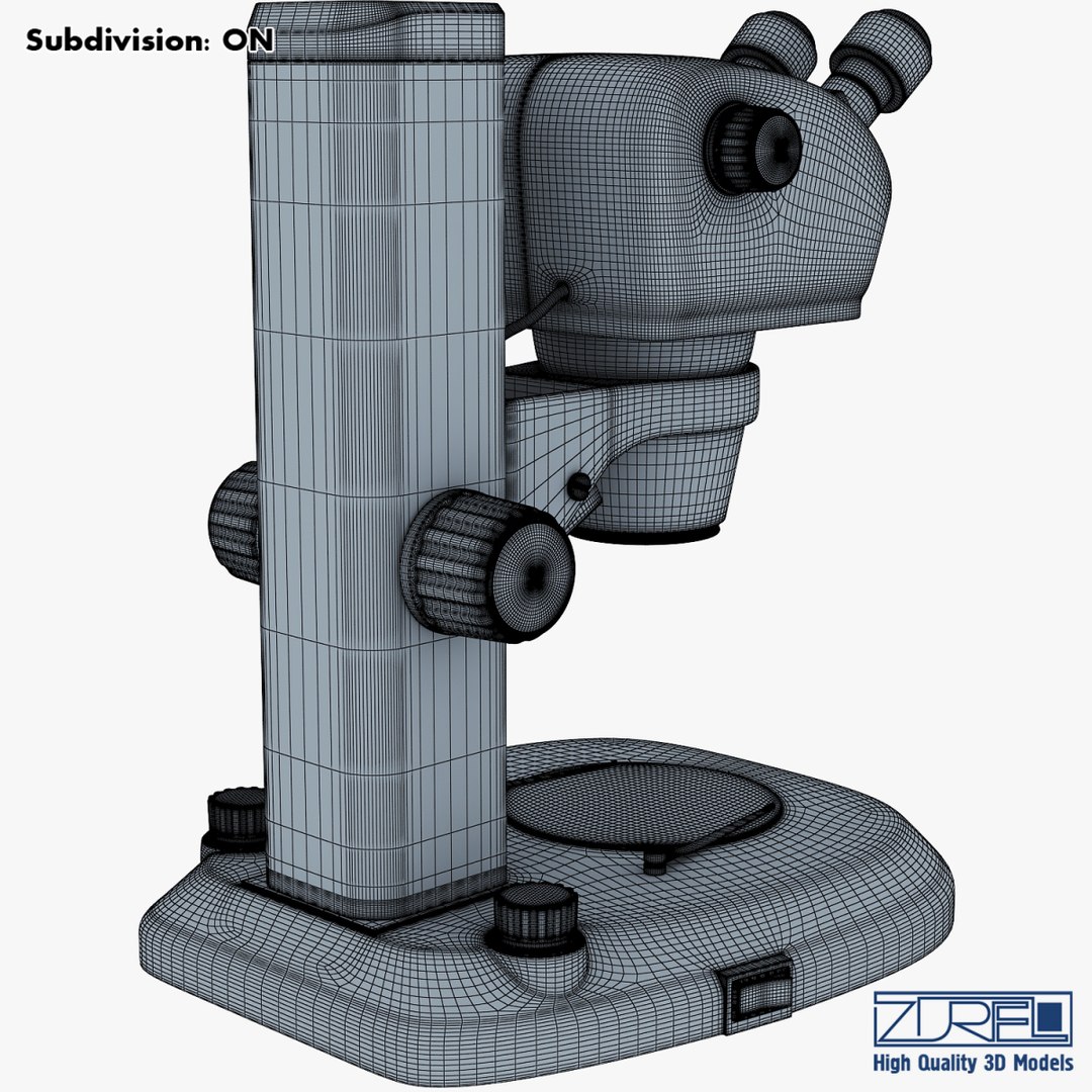 vision microscope 3d model