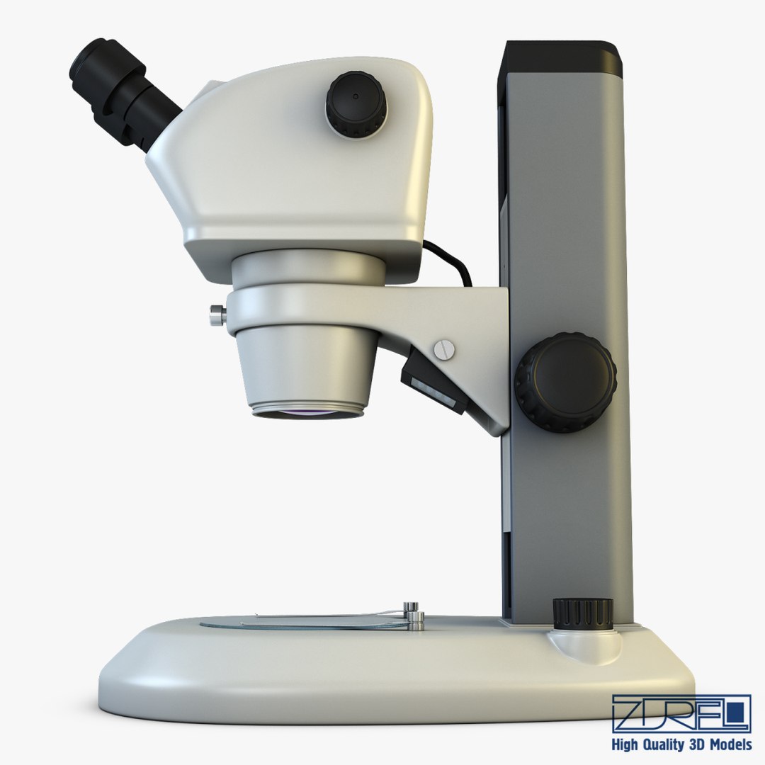 vision microscope 3d model