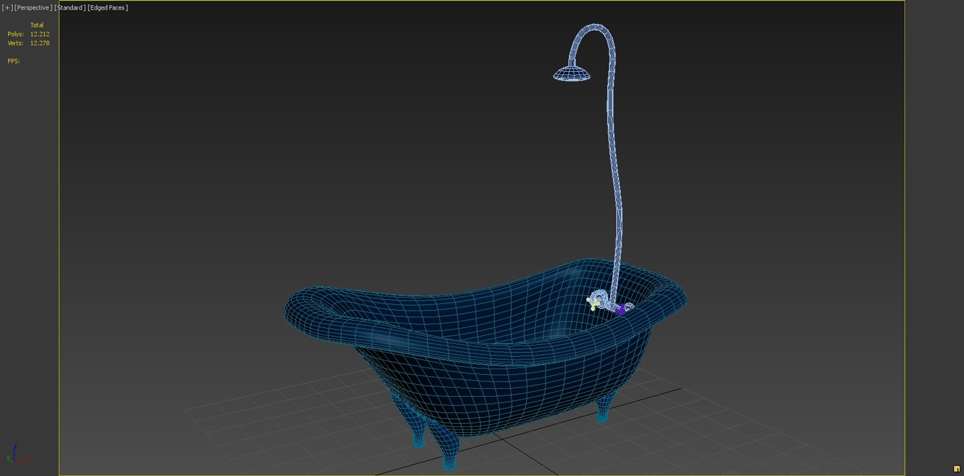 3D Cartoon Tub - TurboSquid 1256616