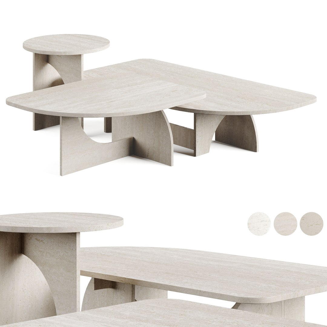 Gallotti Radice Selce Coffee Table GallottiRadice 3D Model - TurboSquid ...