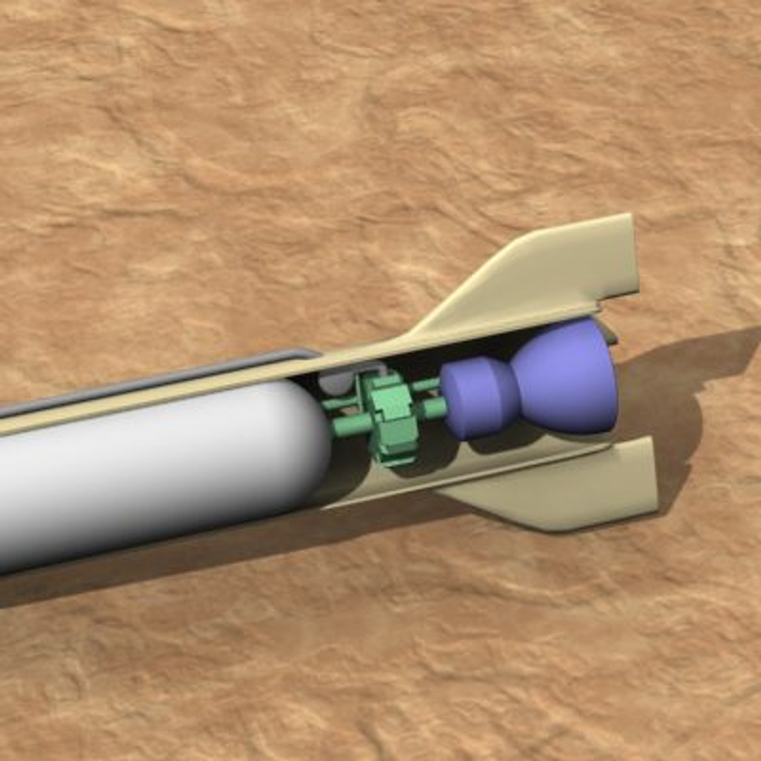 3d model scud missile