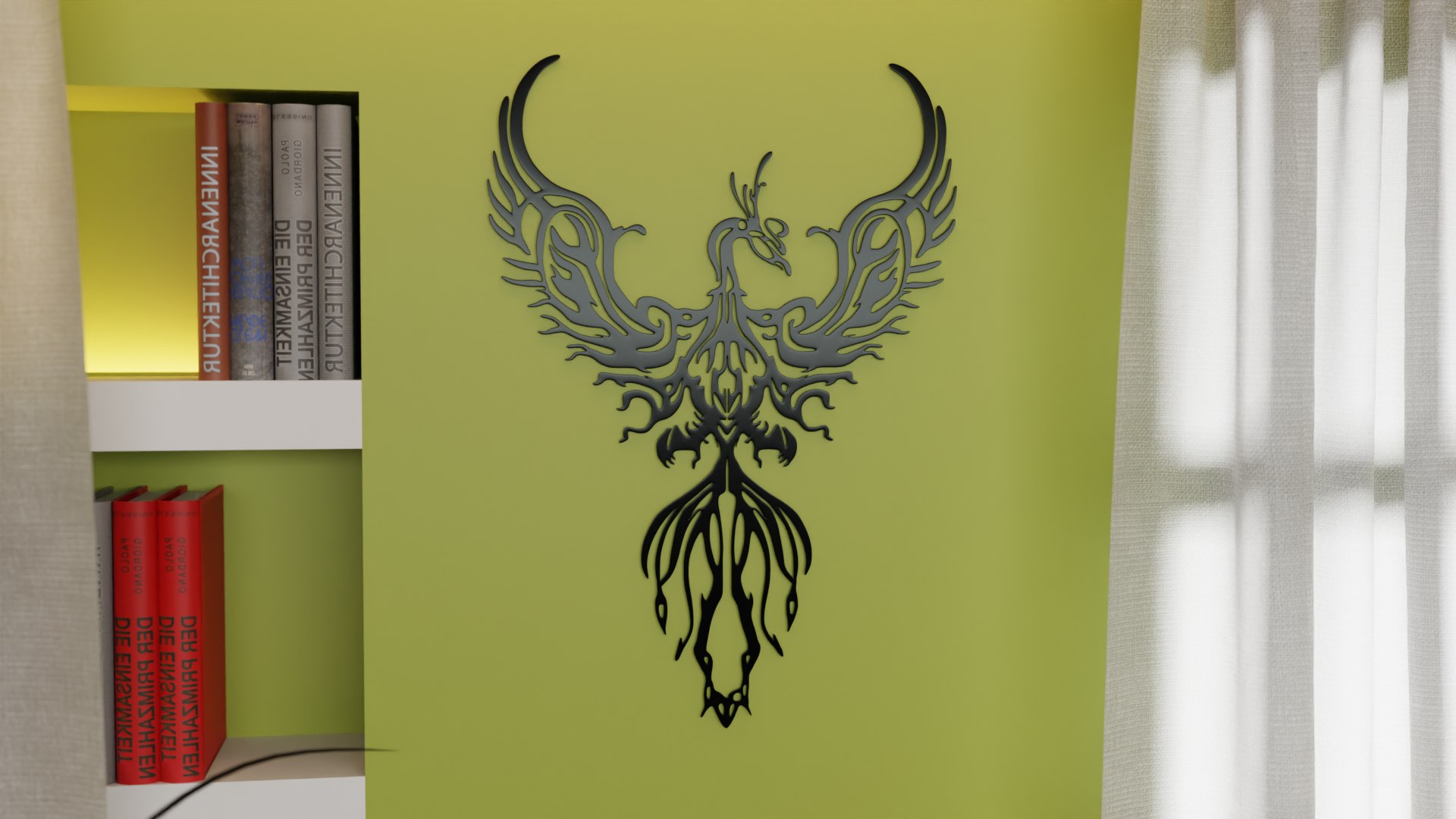 Phoenix - Immortal Bird Low-poly 3D Model - TurboSquid 1824580