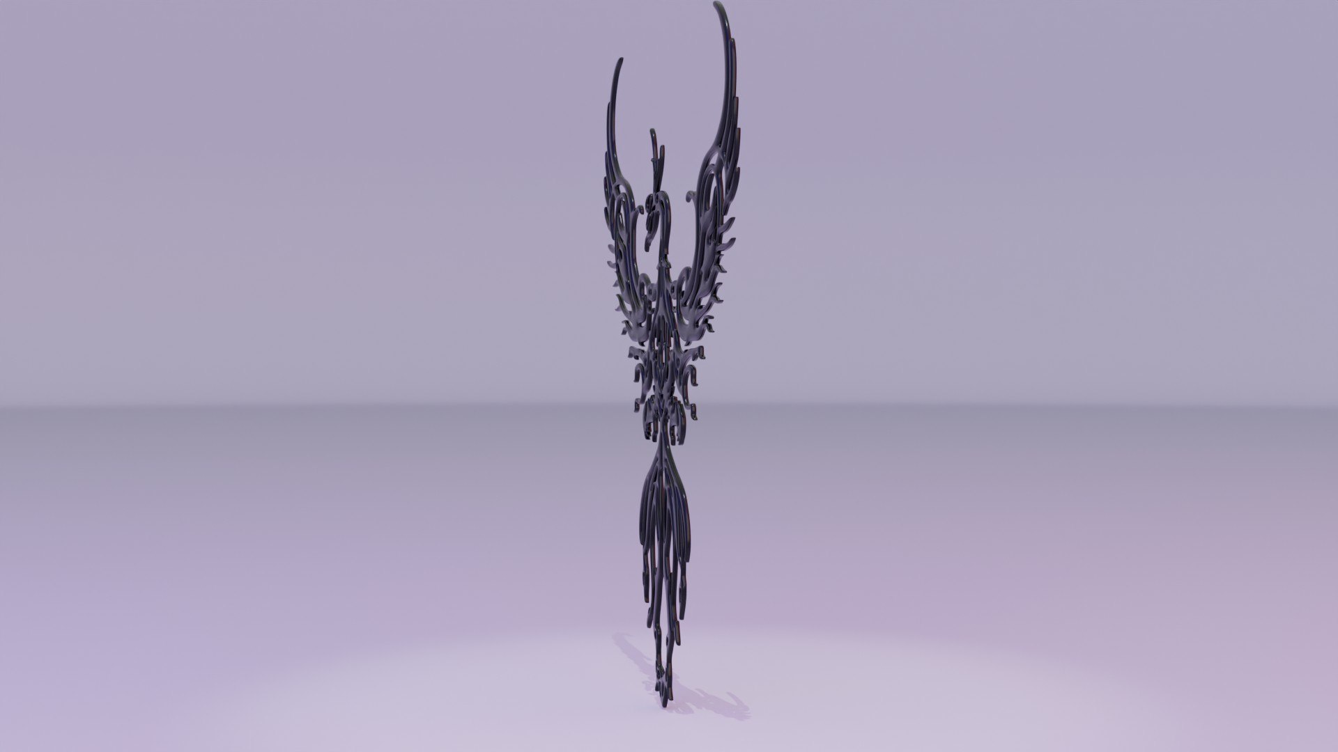 Phoenix - Immortal Bird Low-poly 3D Model - TurboSquid 1824580