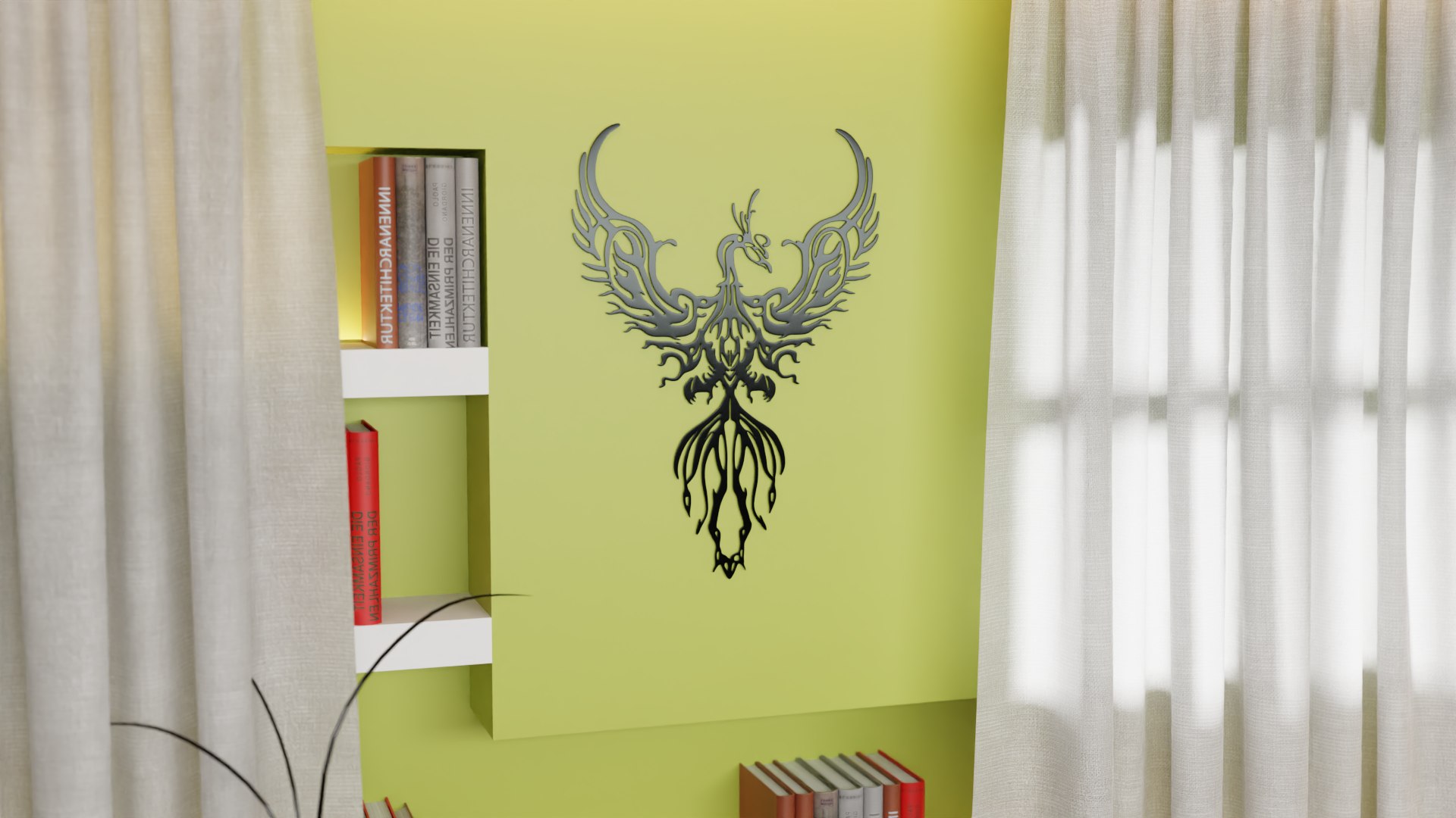 Phoenix - Immortal Bird Low-poly 3D Model - TurboSquid 1824580