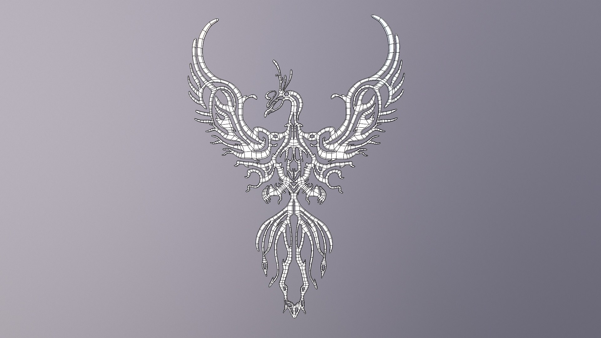 Phoenix - Immortal bird low-poly 3D model - TurboSquid 1824580