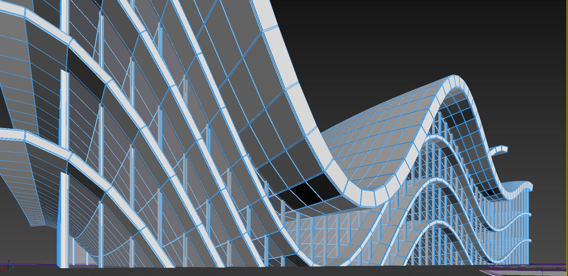 3d model modern futuristic