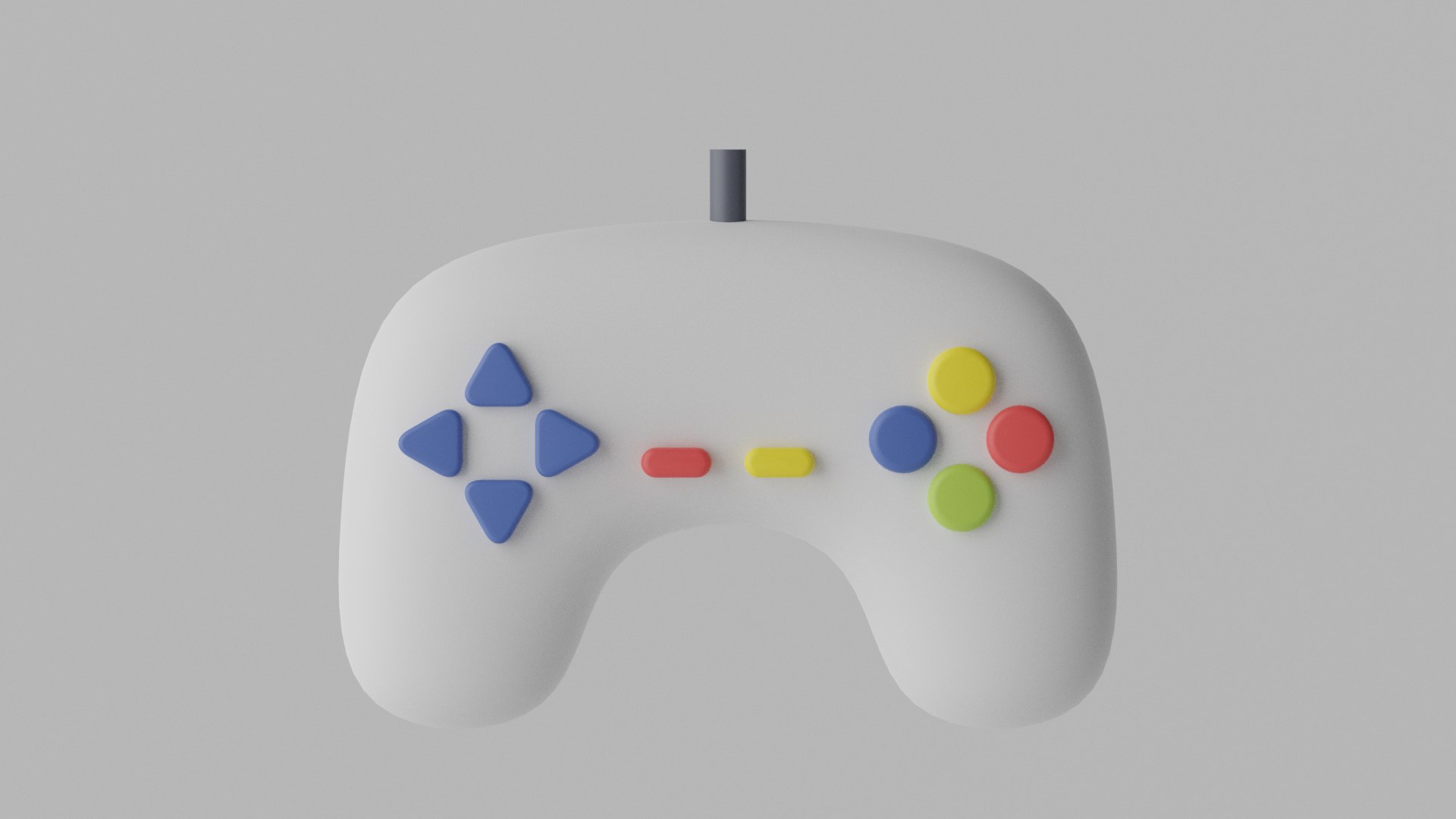 3D Model Cartoon Game Controller - TurboSquid 1930107