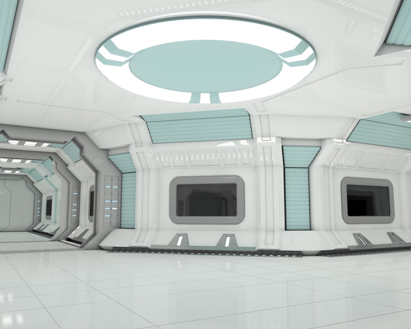 3D Model Spaceship Interior Modular - TurboSquid 1373578