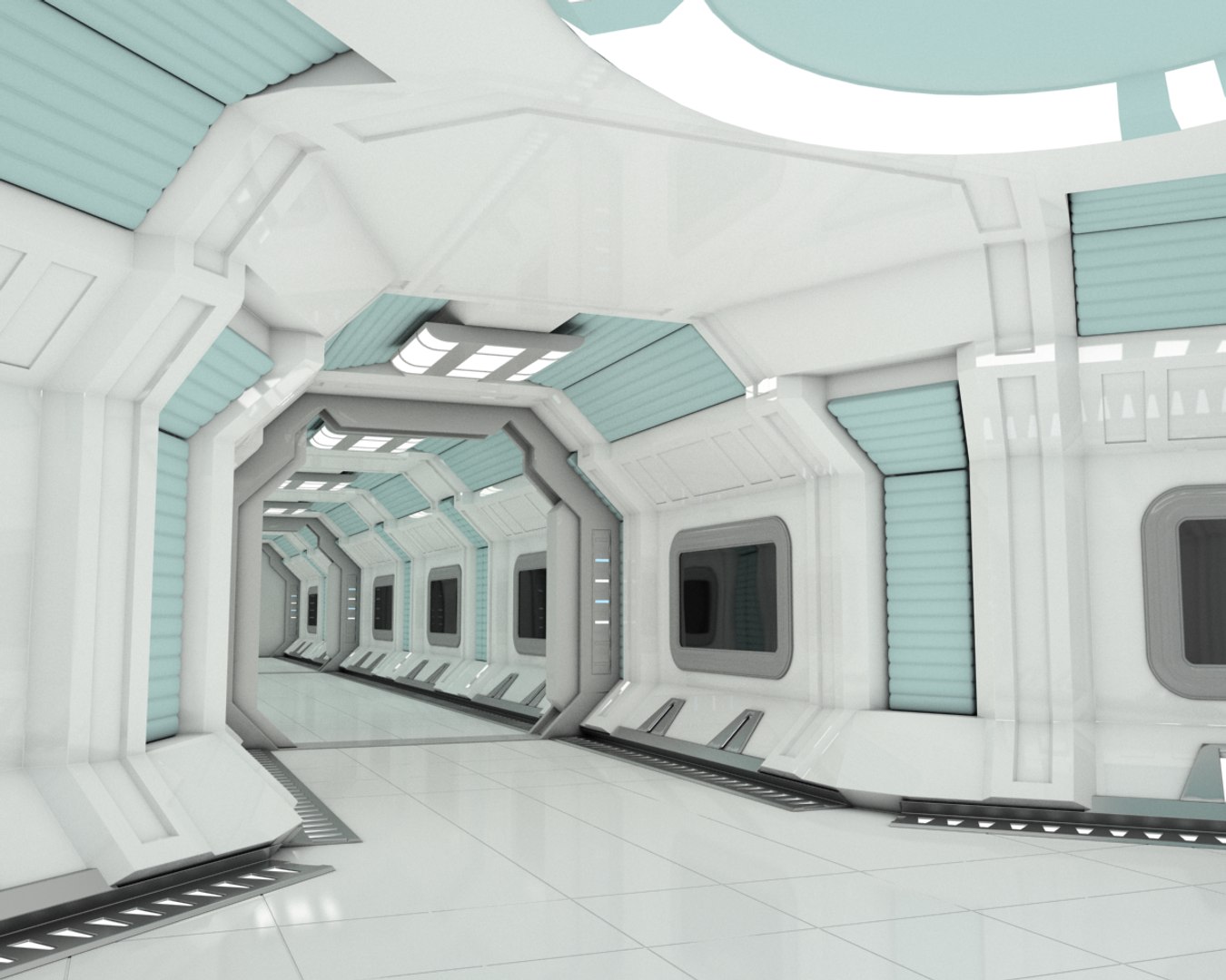 3D Model Spaceship Interior Modular - TurboSquid 1373578