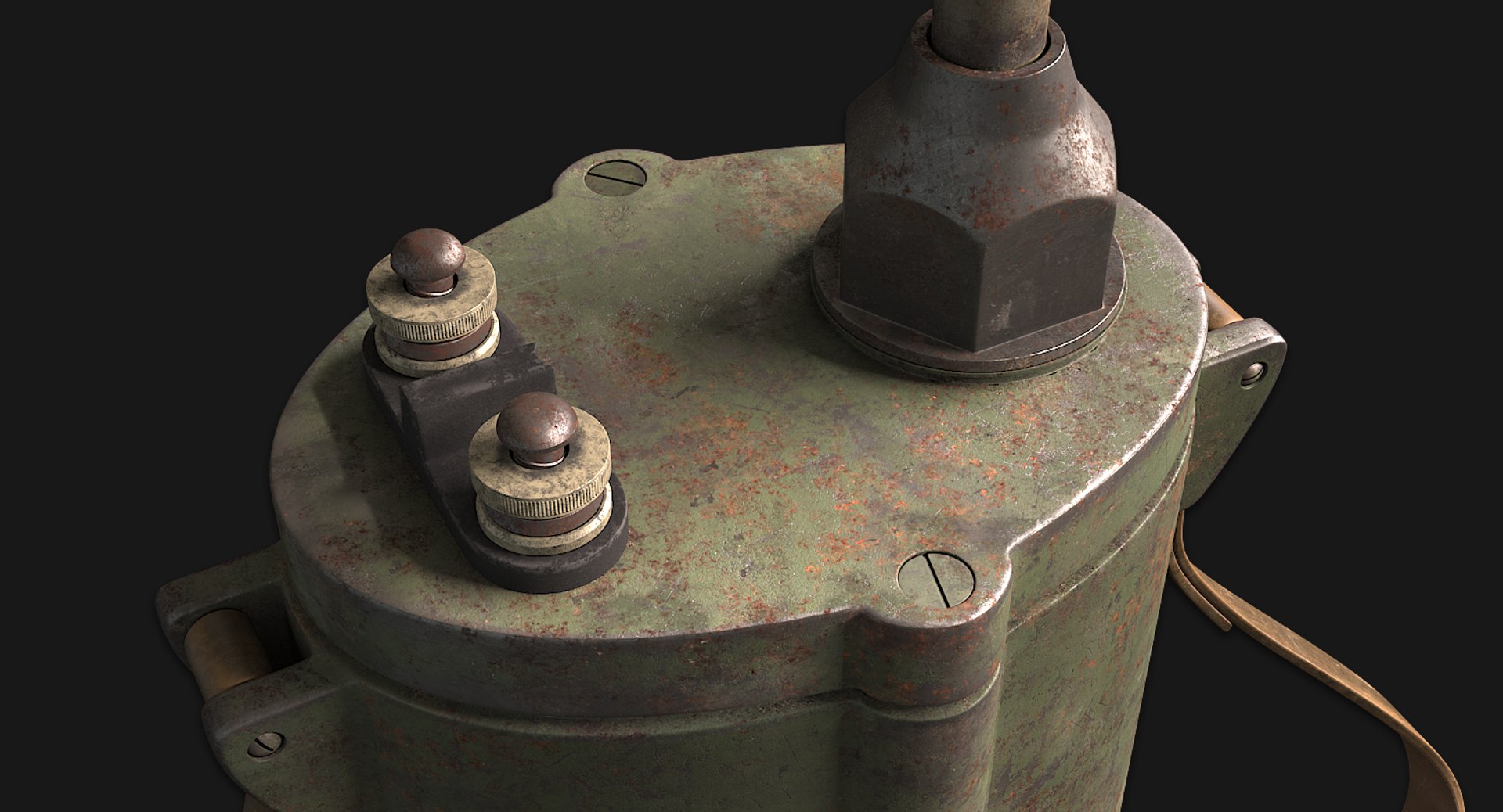 3d pm-2 detonator wwii soldier