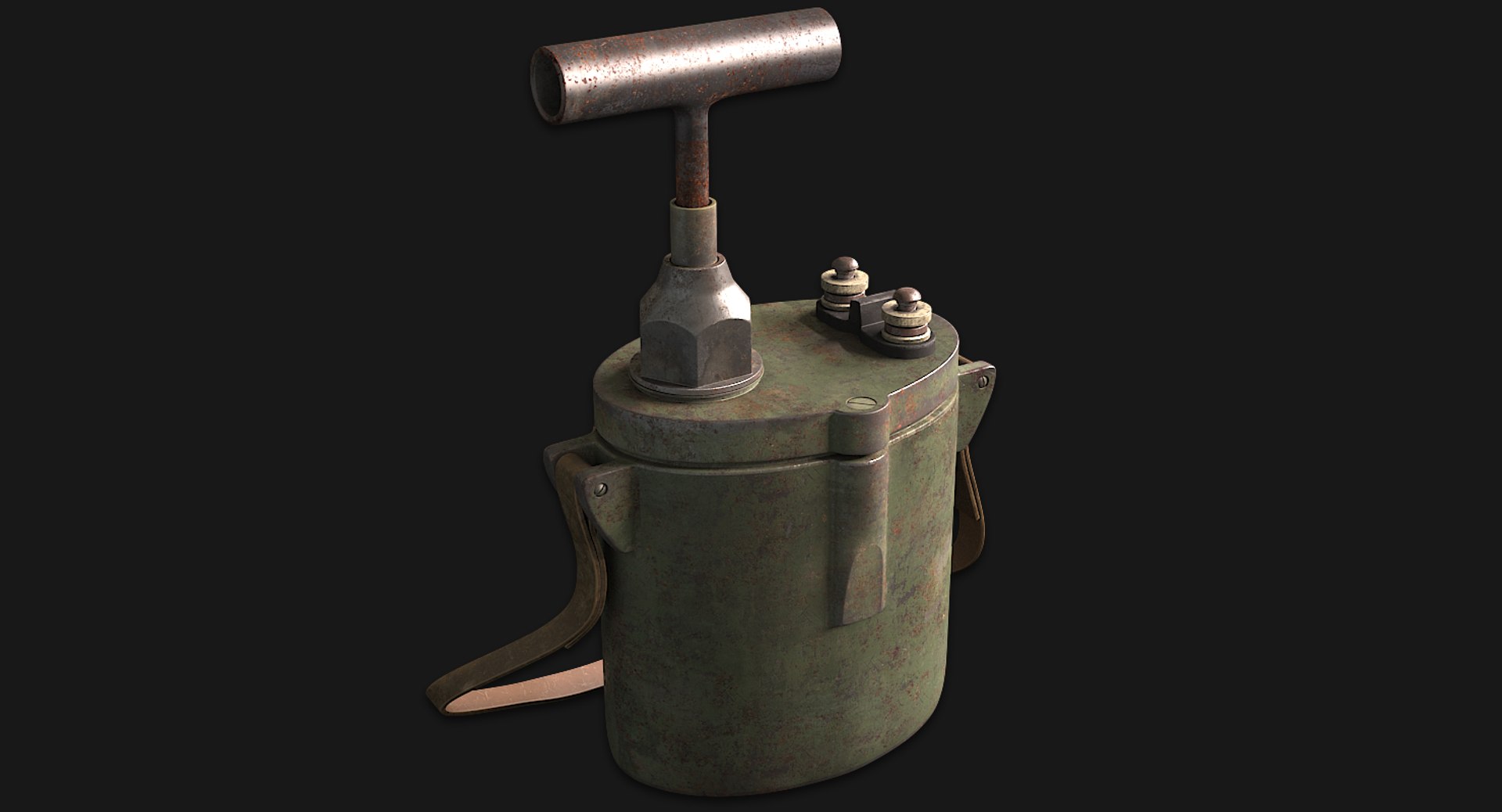 3d pm-2 detonator wwii soldier