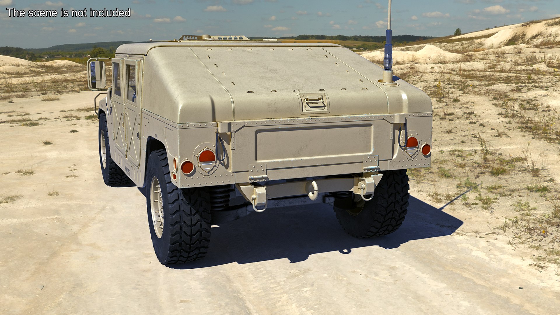 Military Armored Vehicle Humvee Simplified 3D Model - TurboSquid 2307410
