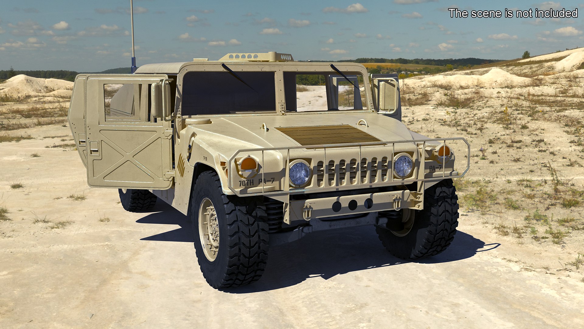Military Armored Vehicle Humvee Simplified 3D Model - TurboSquid 2307410