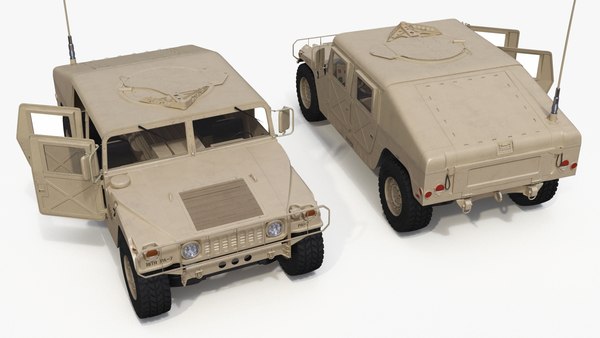 3D модель Военная бронированная машина Humvee Simplified - TurboSquid ...