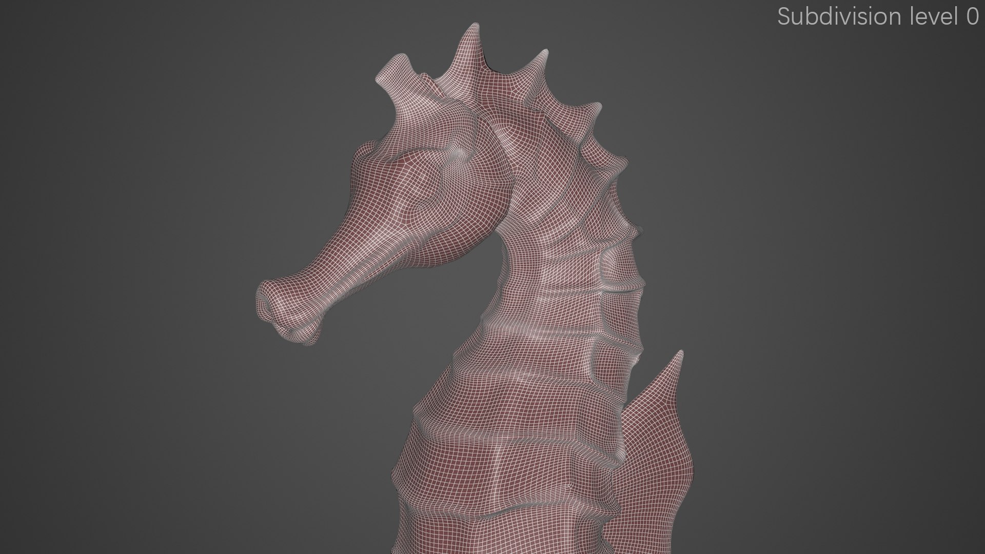 Gold Seahorse 3 3D Model - TurboSquid 2227389