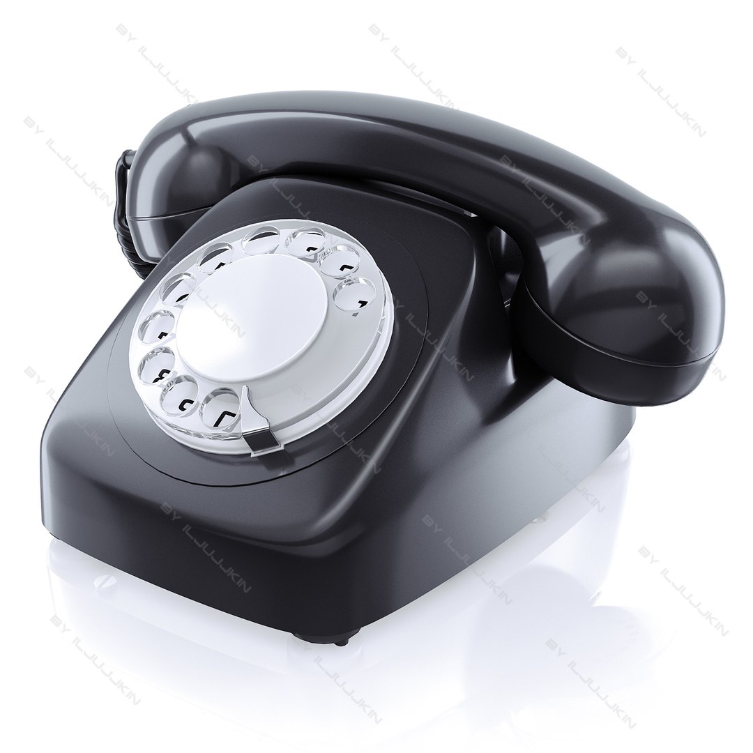 obj retro phone disc