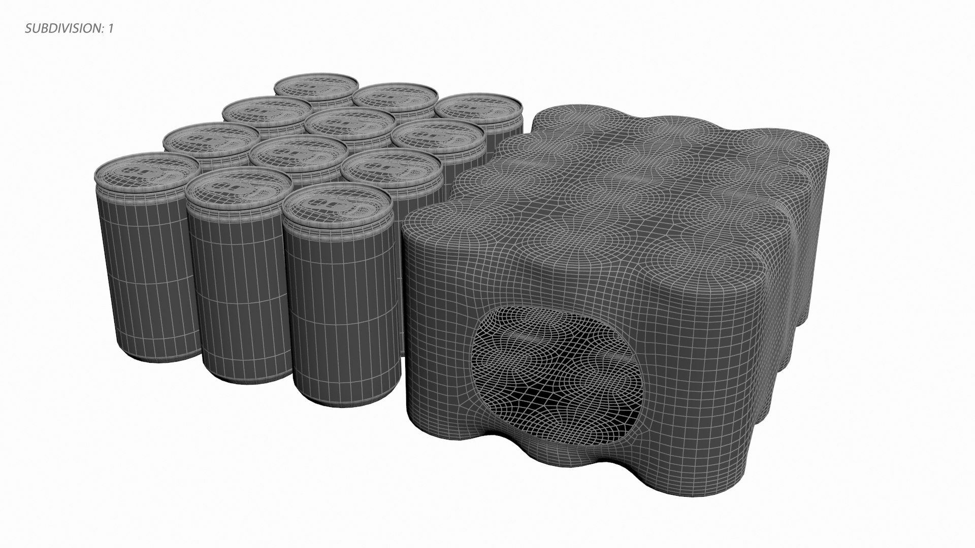 Shrink Wrap Cans 3D - TurboSquid 1841166