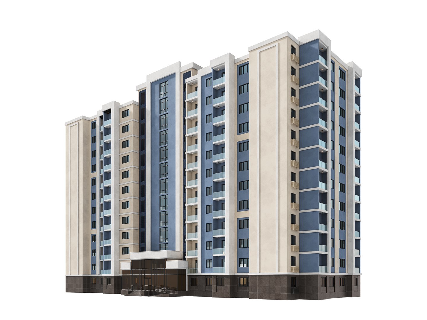 Residential Building 002 3D Model - TurboSquid 2059286