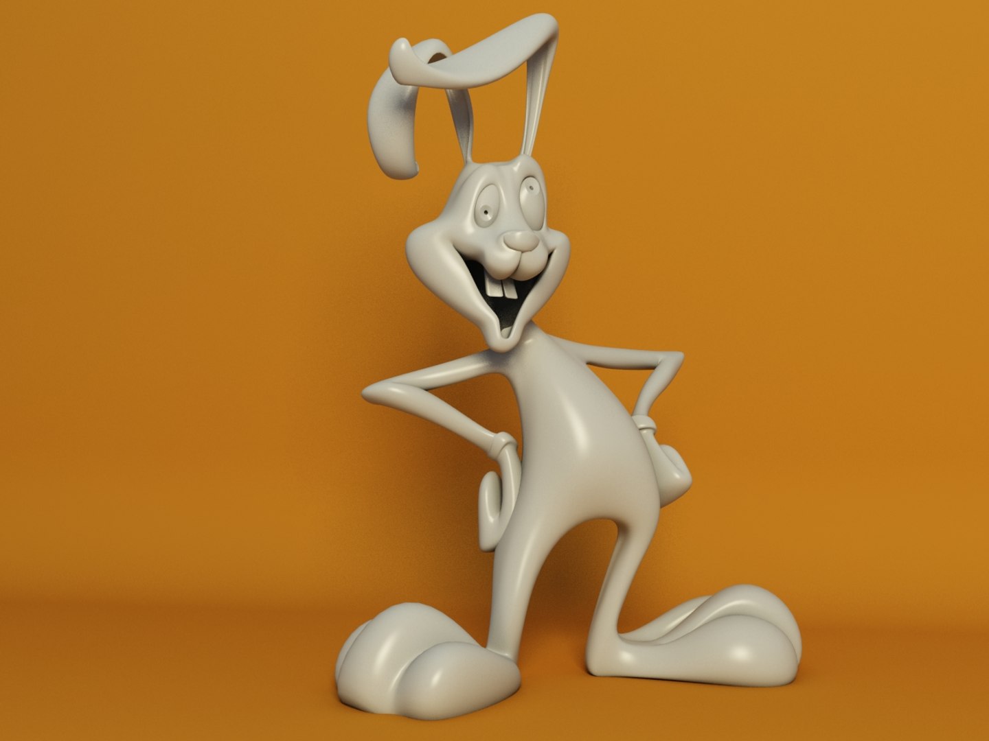 Crazy Rabbit 3d Model