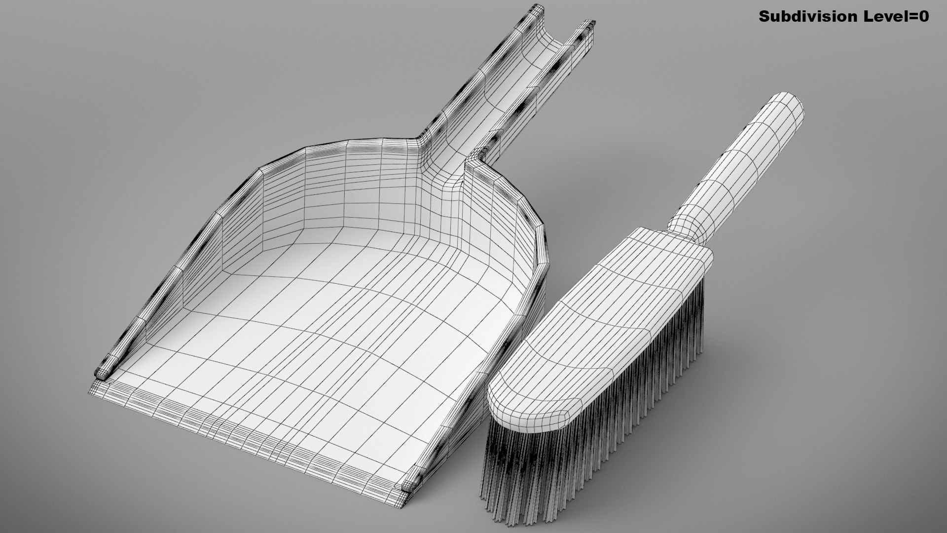 Floor Cleaning Supplies Collection 3D model - TurboSquid 1773233