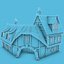 Medieval Coaching Inn Buildings 3d Obj