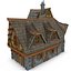 Medieval Coaching Inn Buildings 3d Obj