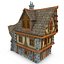 Medieval Coaching Inn Buildings 3d Obj