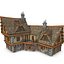 Medieval Coaching Inn Buildings 3d Obj