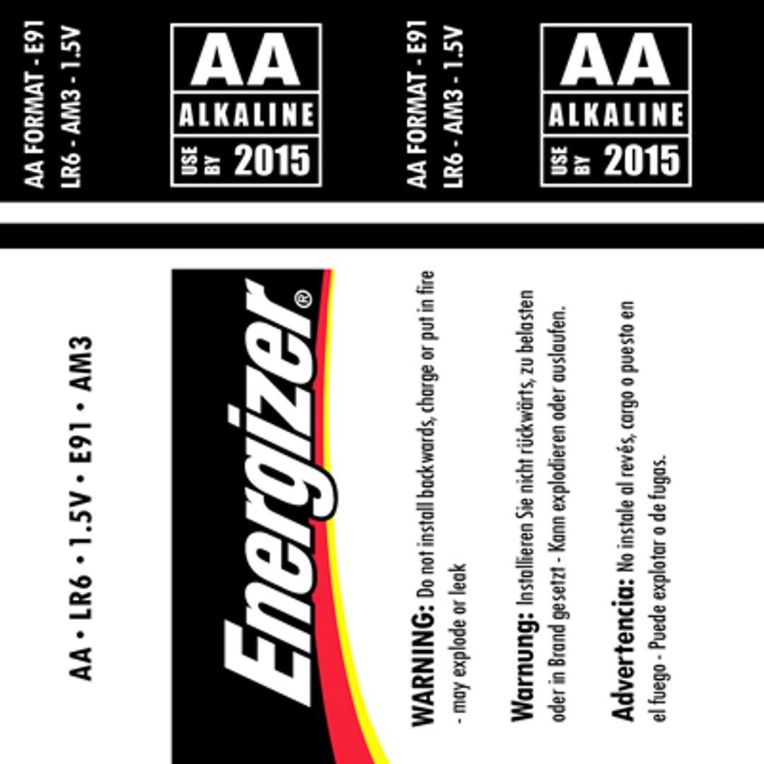 Aa Energizer Battery 3d 3ds