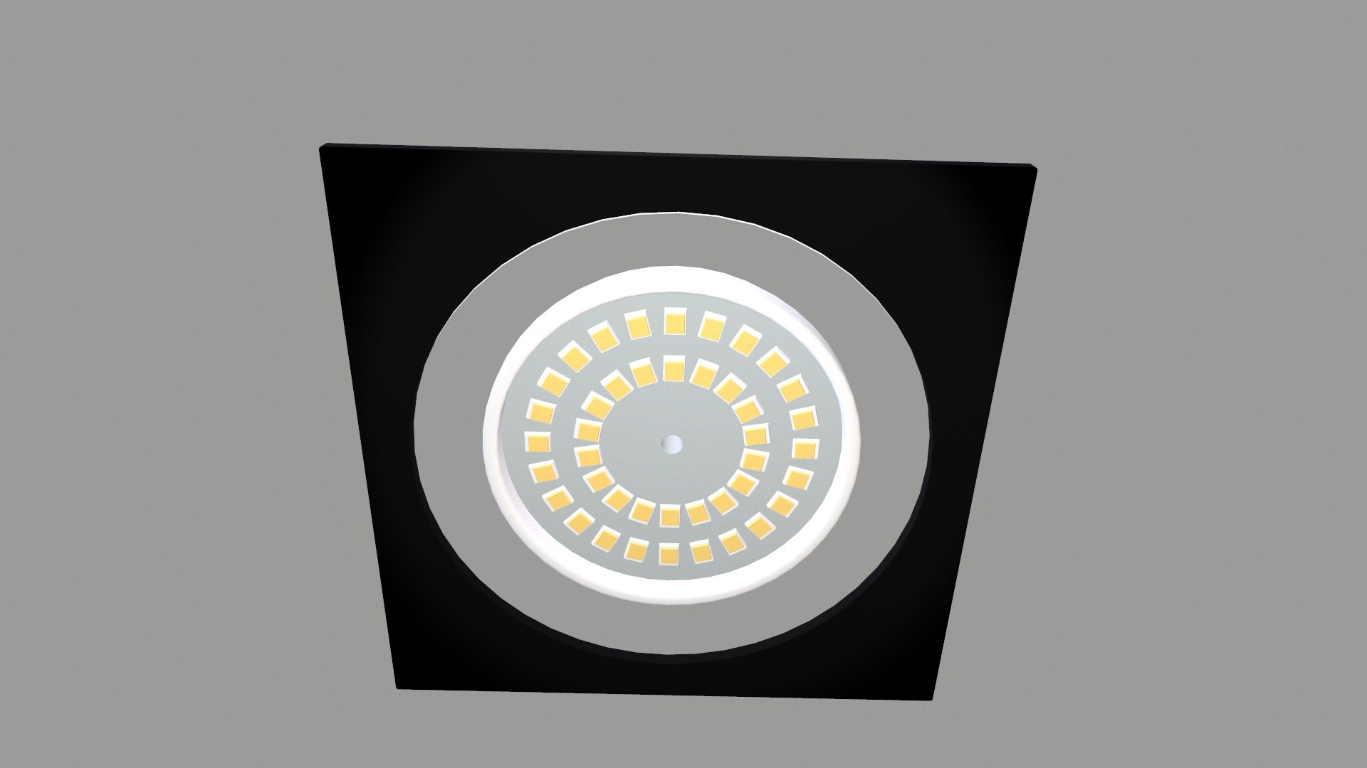 3D Black Halogen Light Model - TurboSquid 2325117