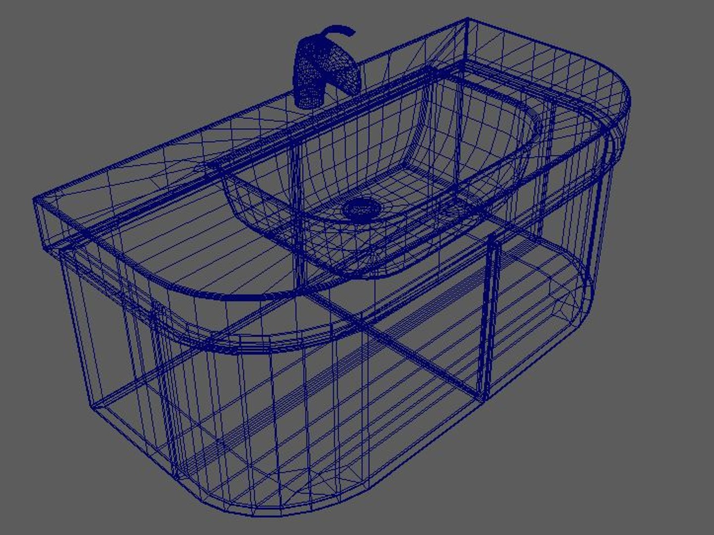 3D Modern Wash Basin Model - TurboSquid 1629304