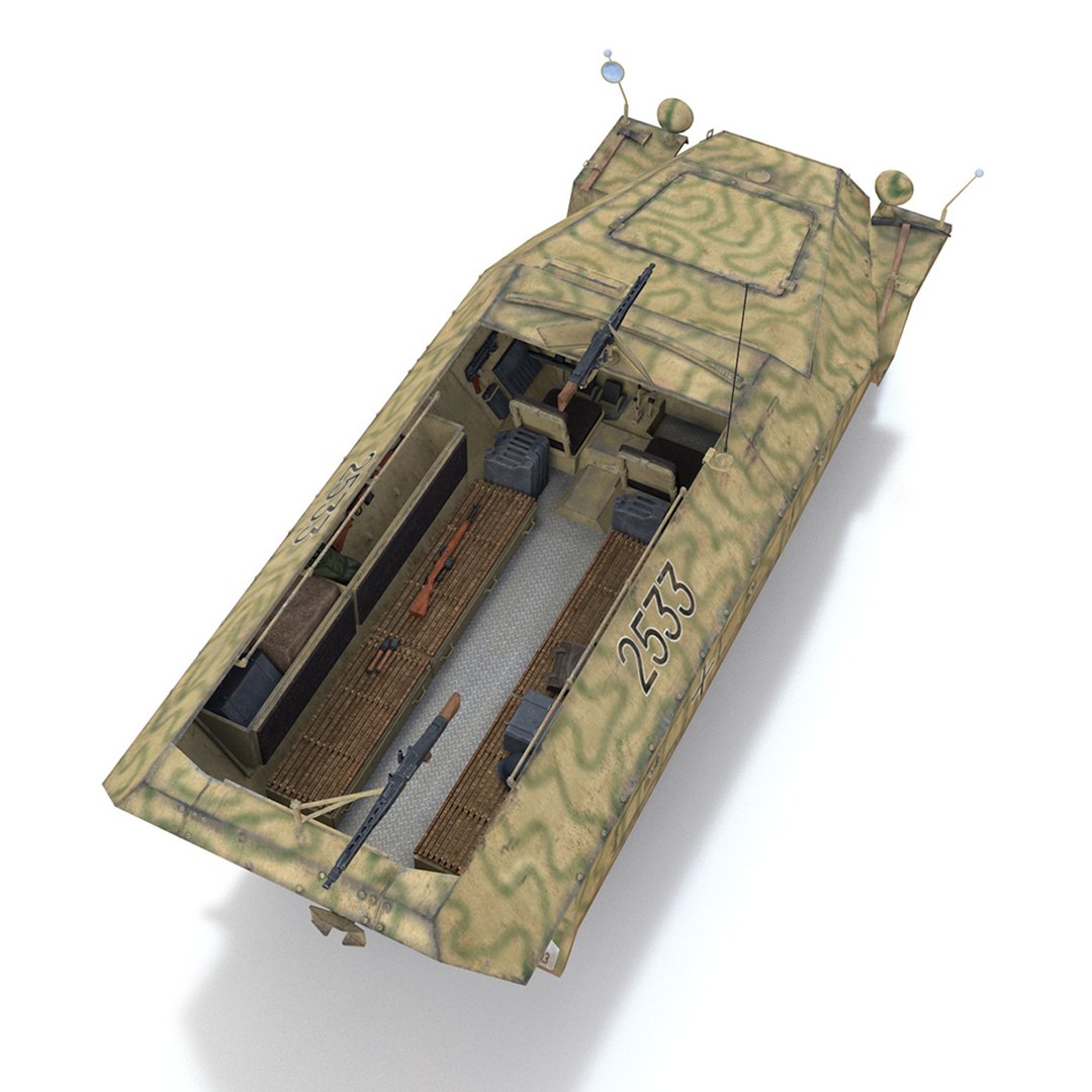 Sd Kfz 1 Ausf 3D Model - TurboSquid 1374098