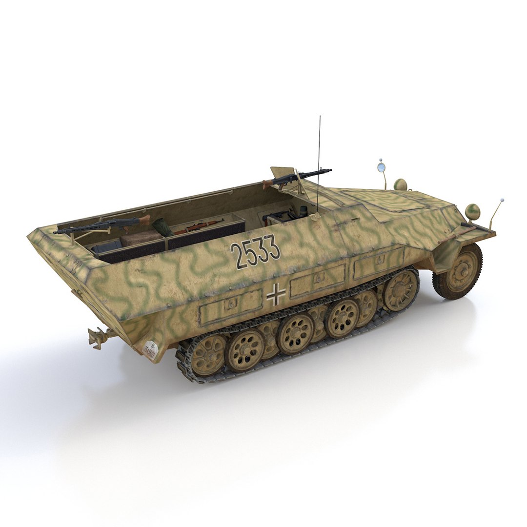 Sd Kfz 1 Ausf 3D Model - TurboSquid 1374098