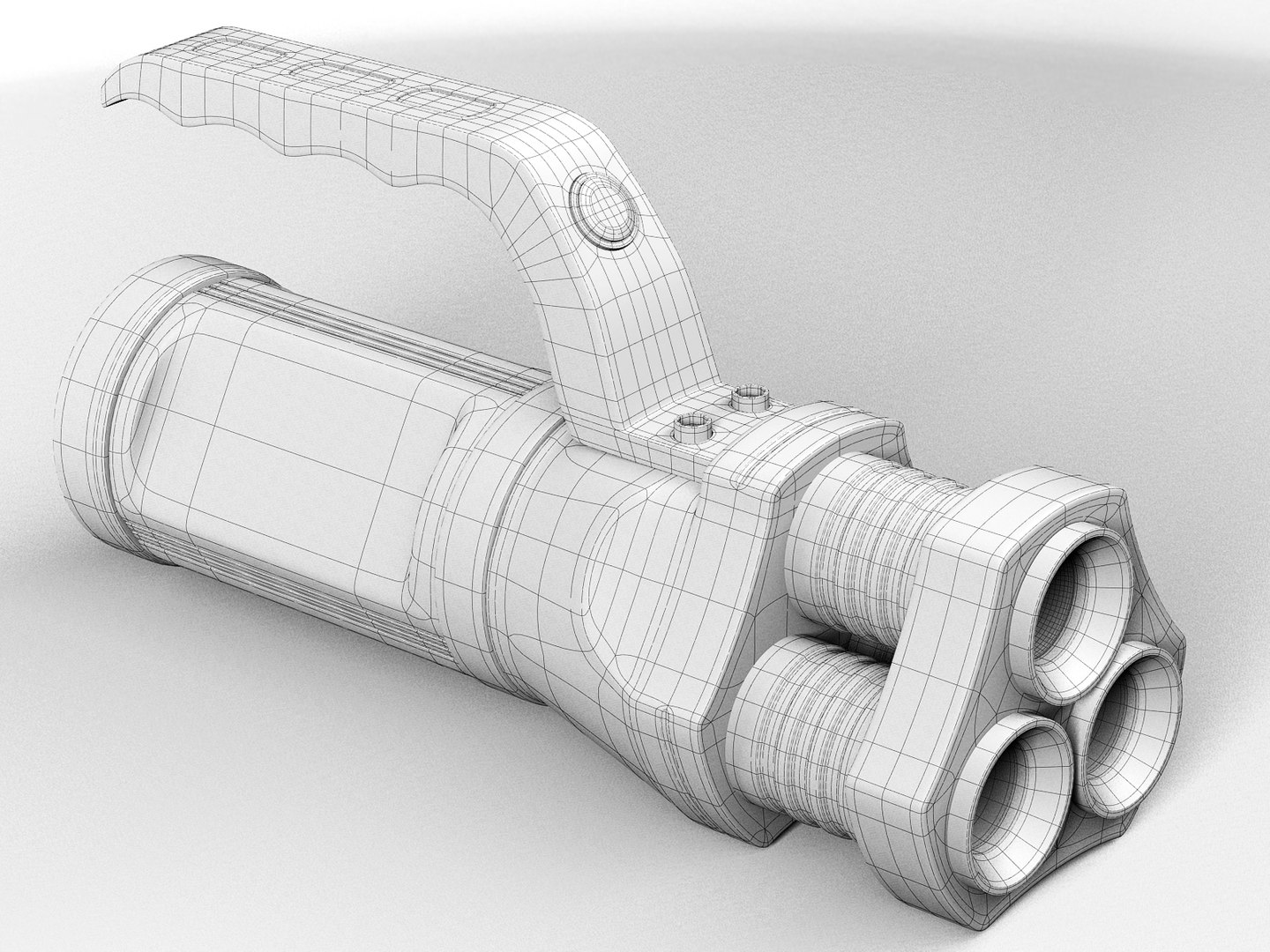 3D Led Flashlight - TurboSquid 1294687