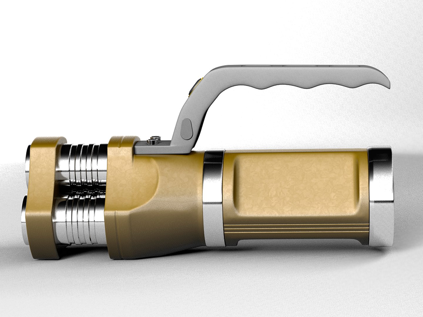 3D Led Flashlight - TurboSquid 1294687