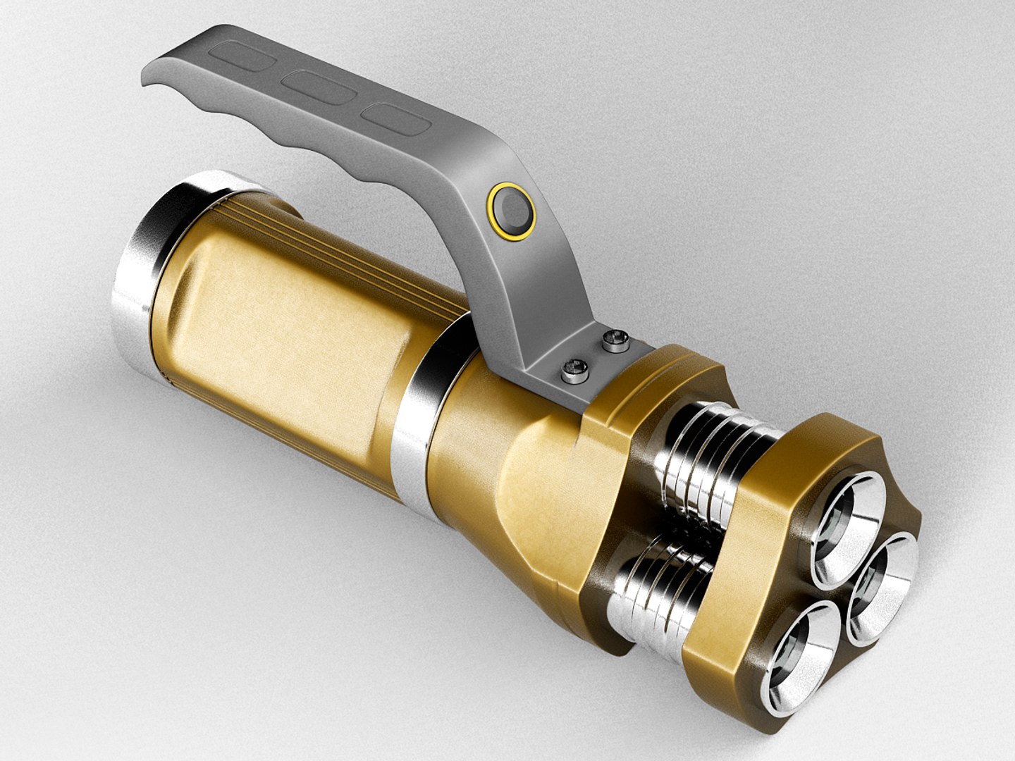 3D Led Flashlight - TurboSquid 1294687