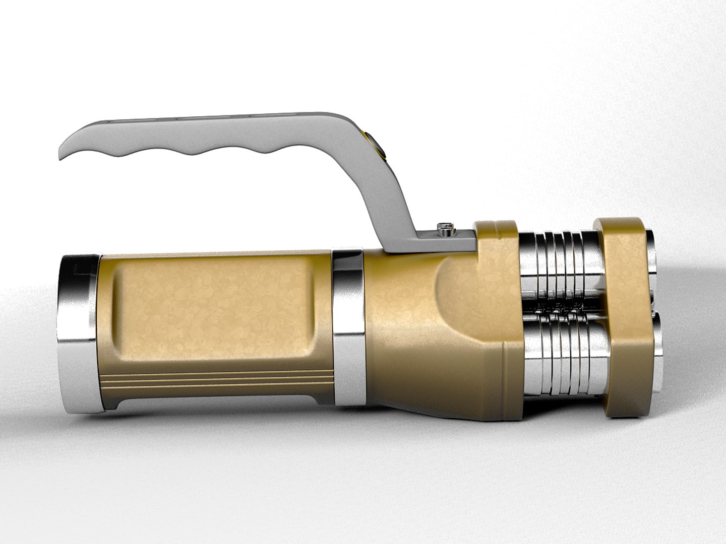 3D Led Flashlight - TurboSquid 1294687