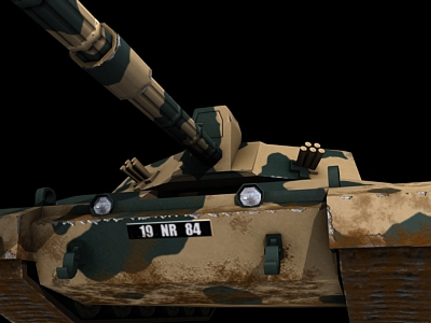 British Army Challenger 2 3d Model