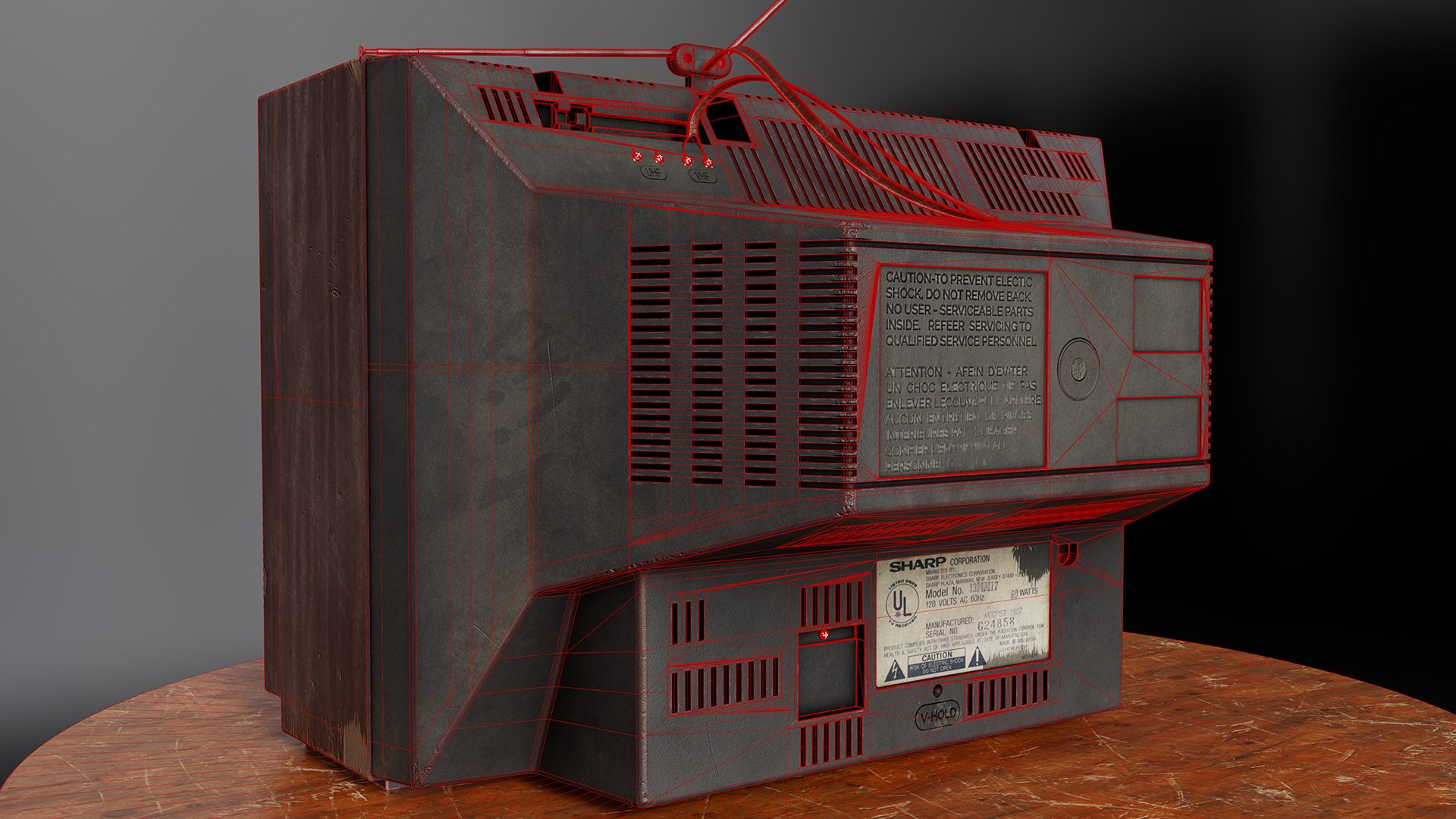 3D Model Tv Sharp - TurboSquid 1709181