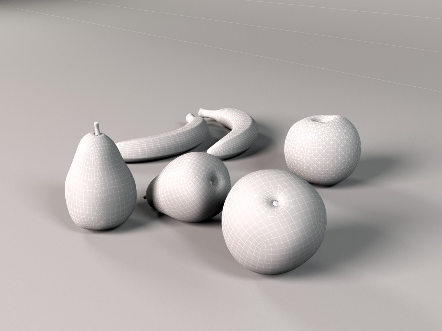 Free Fruit Pack 3d Model