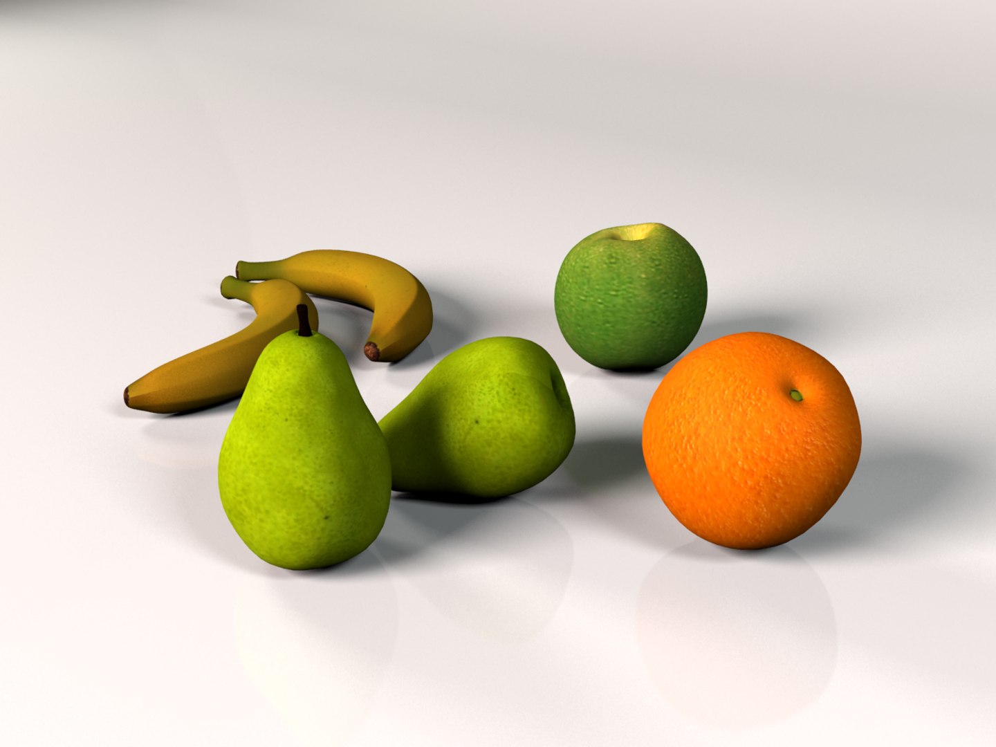 Free Fruit Pack 3d Model