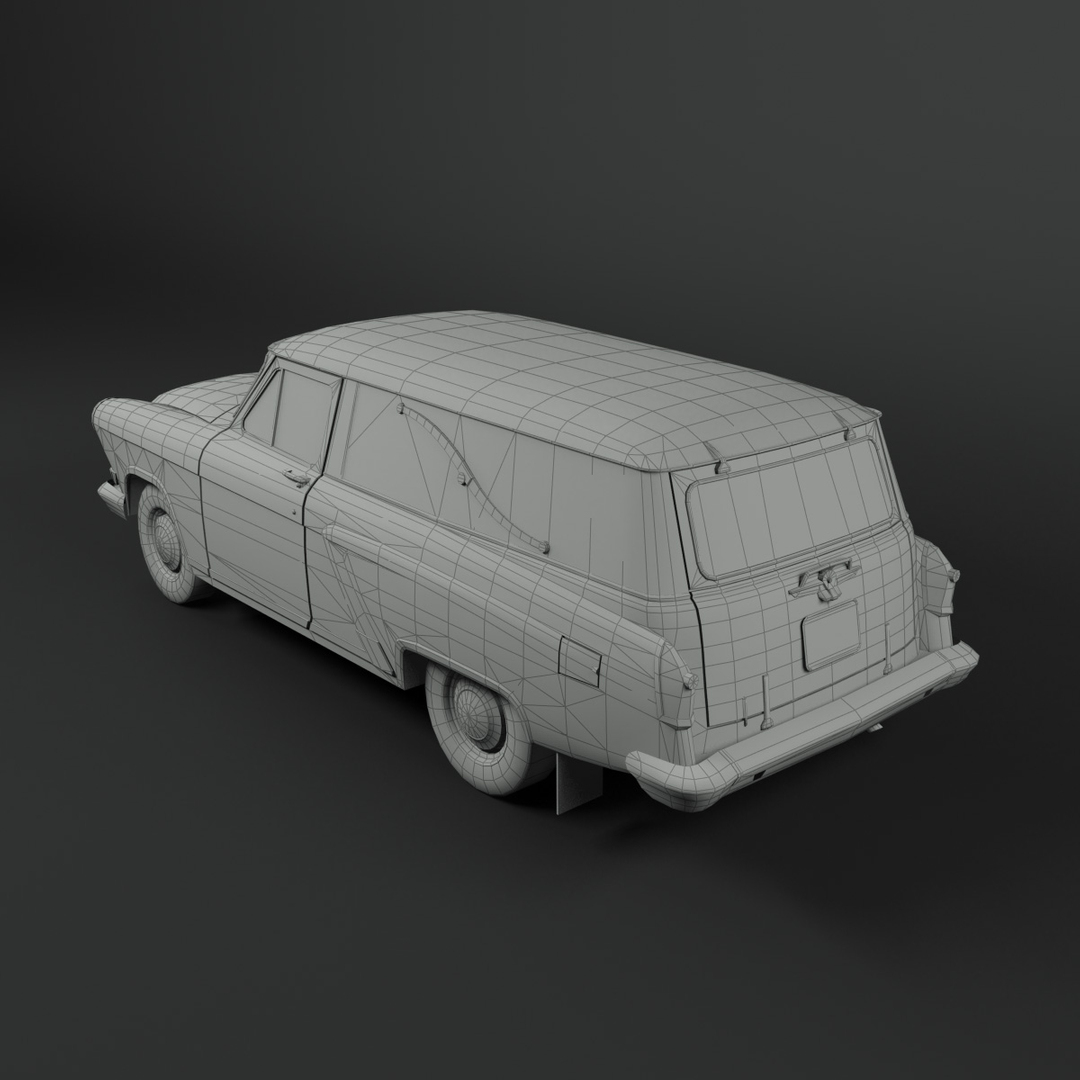 gaz-22 volga 3d model