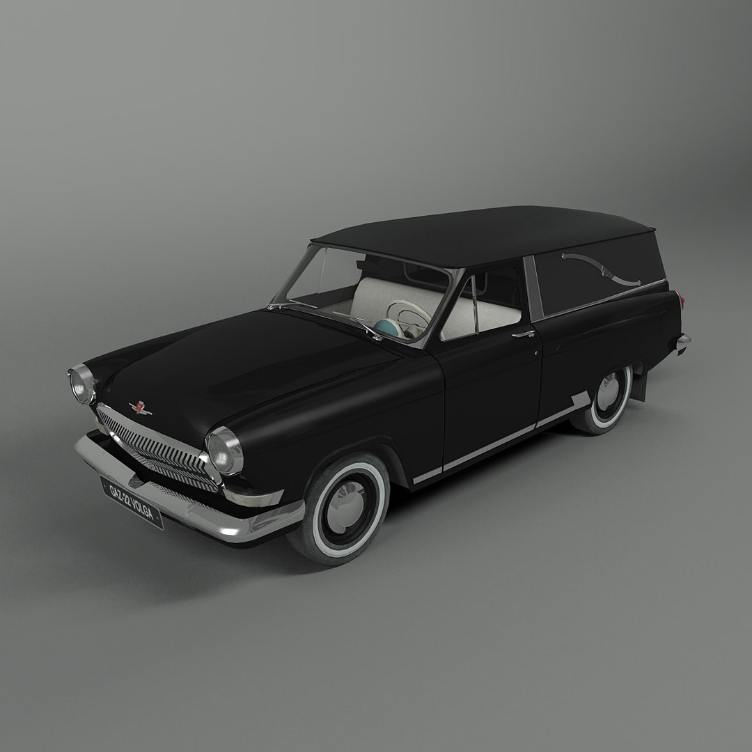 Gaz-22 Volga 3d Model